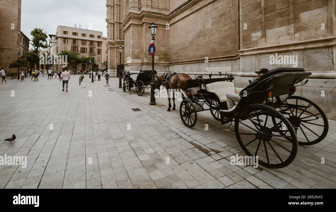 Horse drawn carriage in front church hi-res stock photography and ...