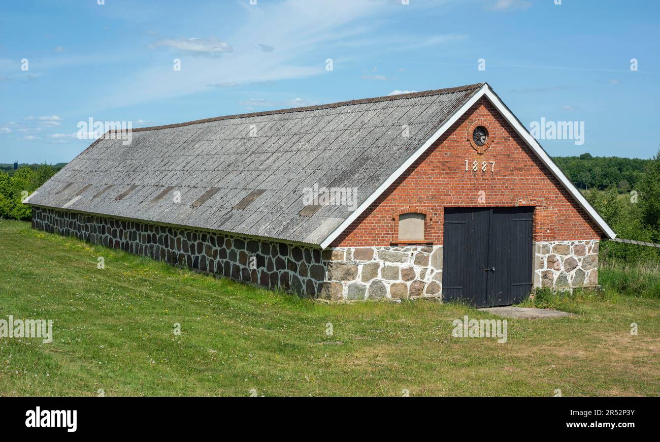 Old pig house at Allskog manor in Ystad municipality, Scania, Sweden ...