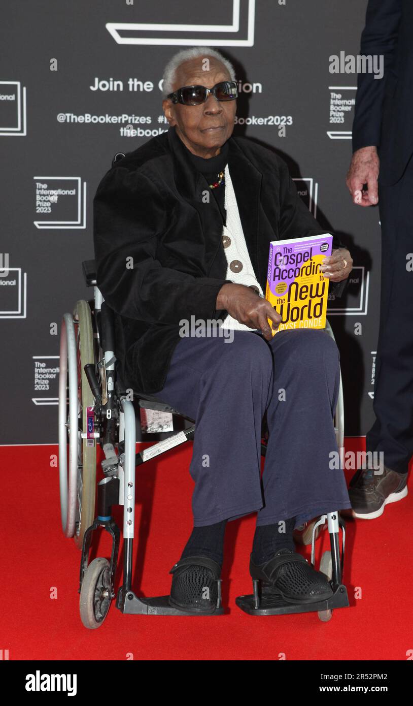 London, UK. Maryse Conde as the writer of Booker Prize nominee The ...