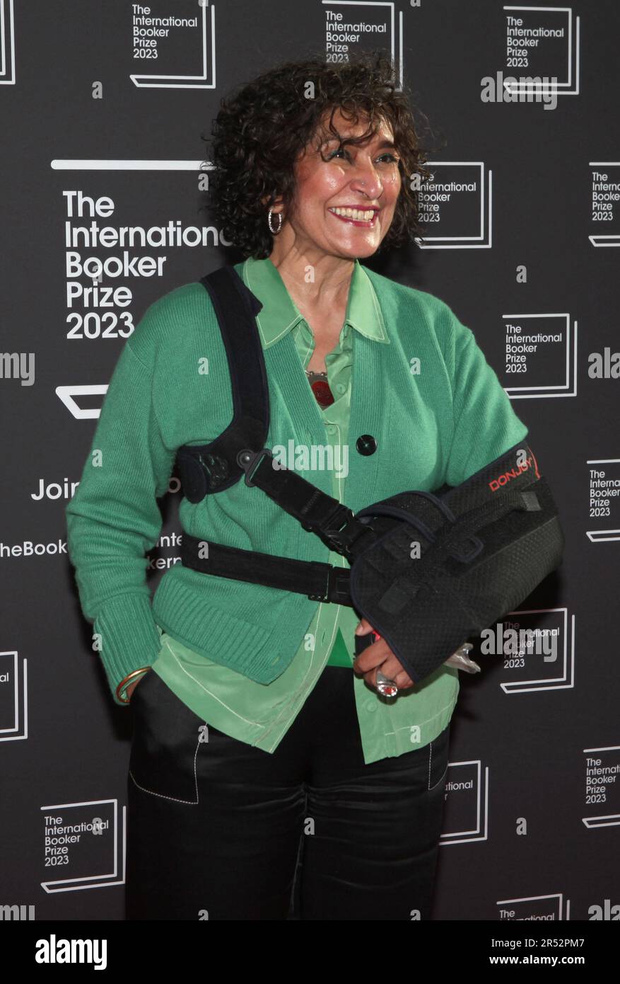 London, UK. Razia Iqbal at the International Booker Prize 2023. Sky Garden. 23rd May 2023. Ref ...