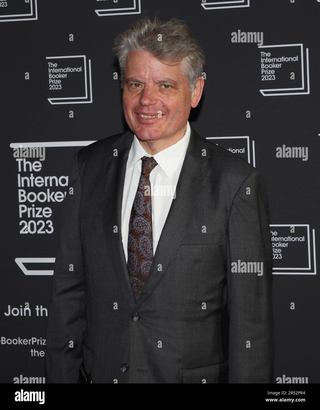 London, UK. Martin Ivens at the International Booker Prize 2023. Sky ...