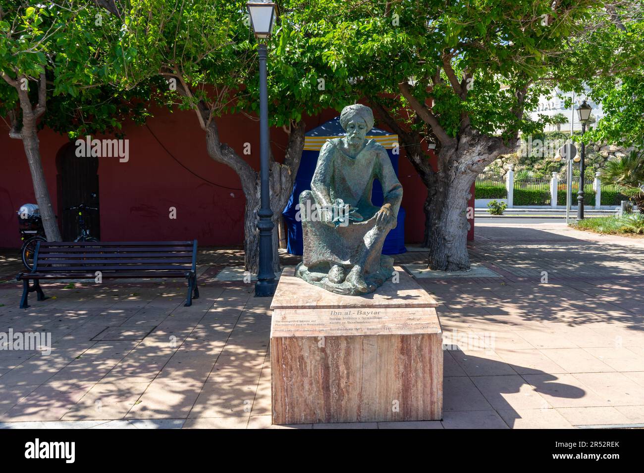 BENALMADENA, SPAIN - MAY 7, 2023: Monument de Ibn al-Baytar in ...