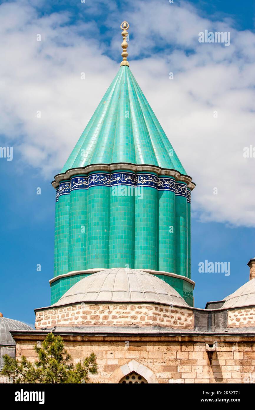 Mevlana rumi mausoleum konya anatolia hi-res stock photography and ...