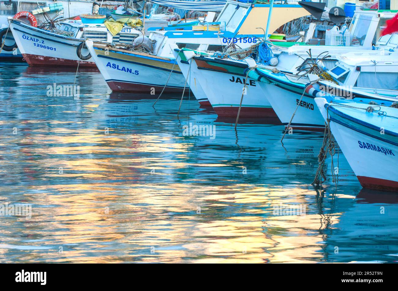 Boats, Harbour, Antalya, Turkey Stock Photo - Alamy