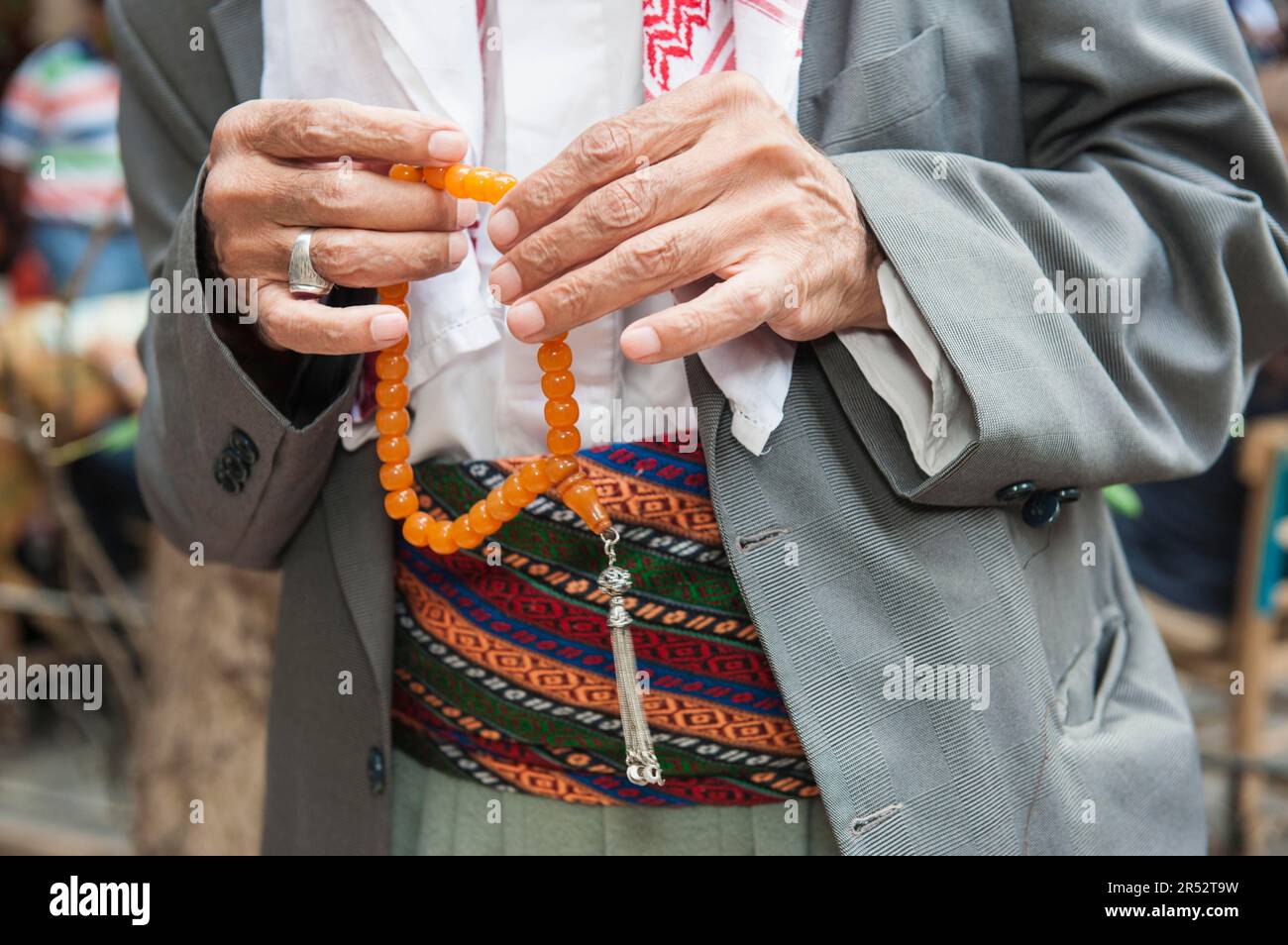 Turkish man with misbaha, prayer chain, Urfa, Turkey, Sanliurfa Stock ...