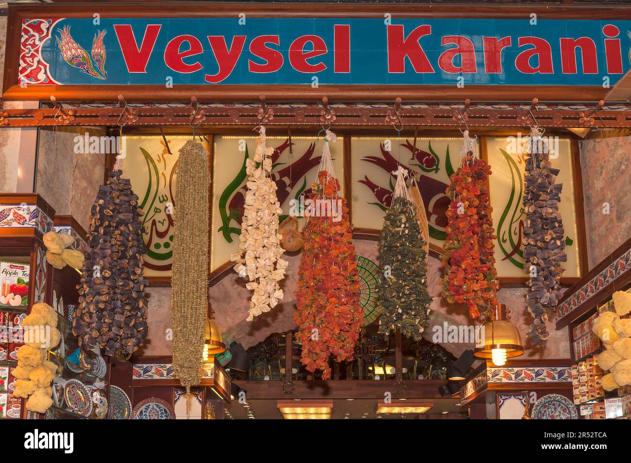 Dried vegetables, bazaar, Egyptian bazaar, spice bazaar, Istanbul ...