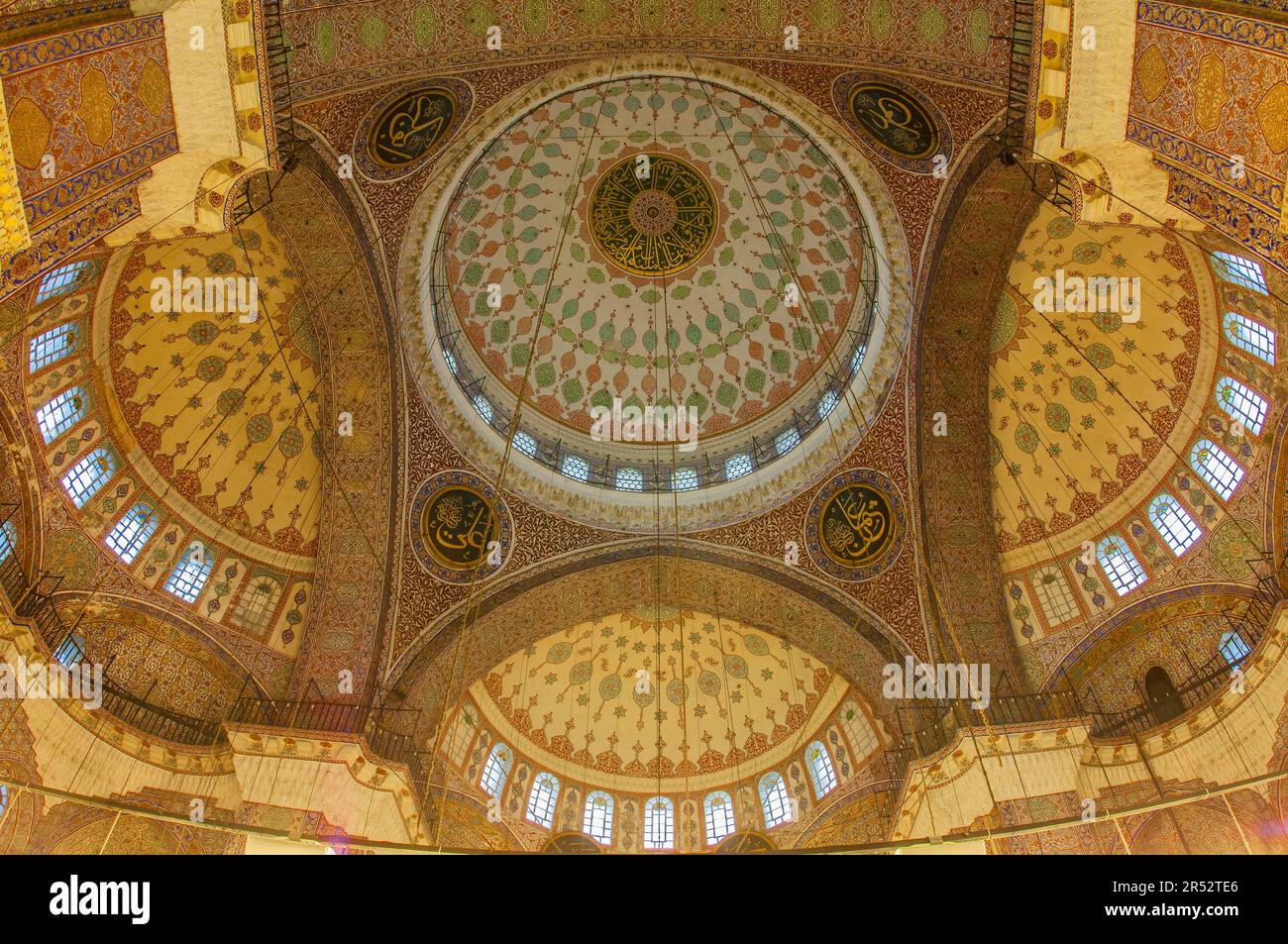 New Mosque, dome, domed roof, Istanbul, Old City, Turkey Stock Photo ...