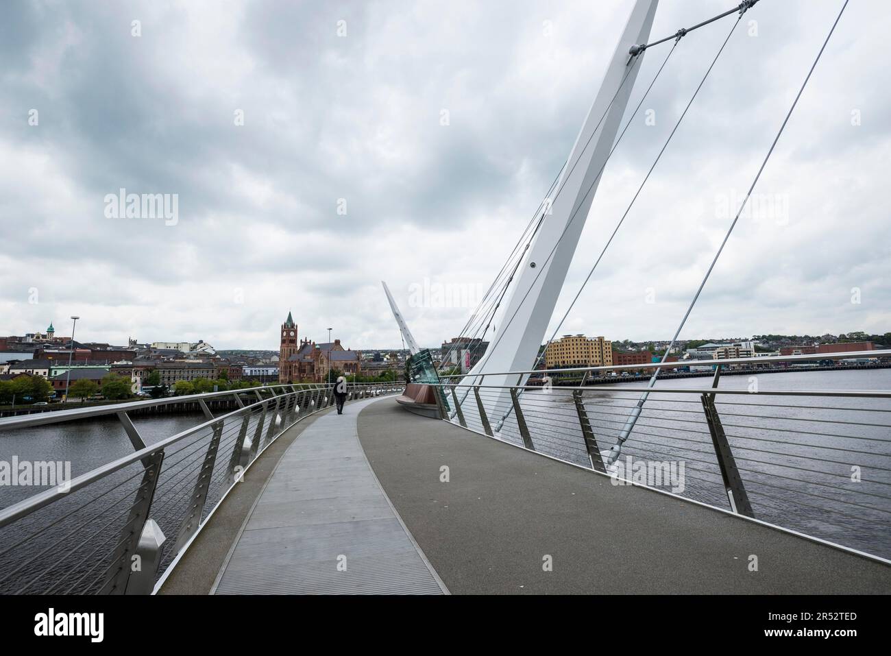 Craigavon Bridge, Peace Bridge, Derry, Northern Ireland, Londonderry ...