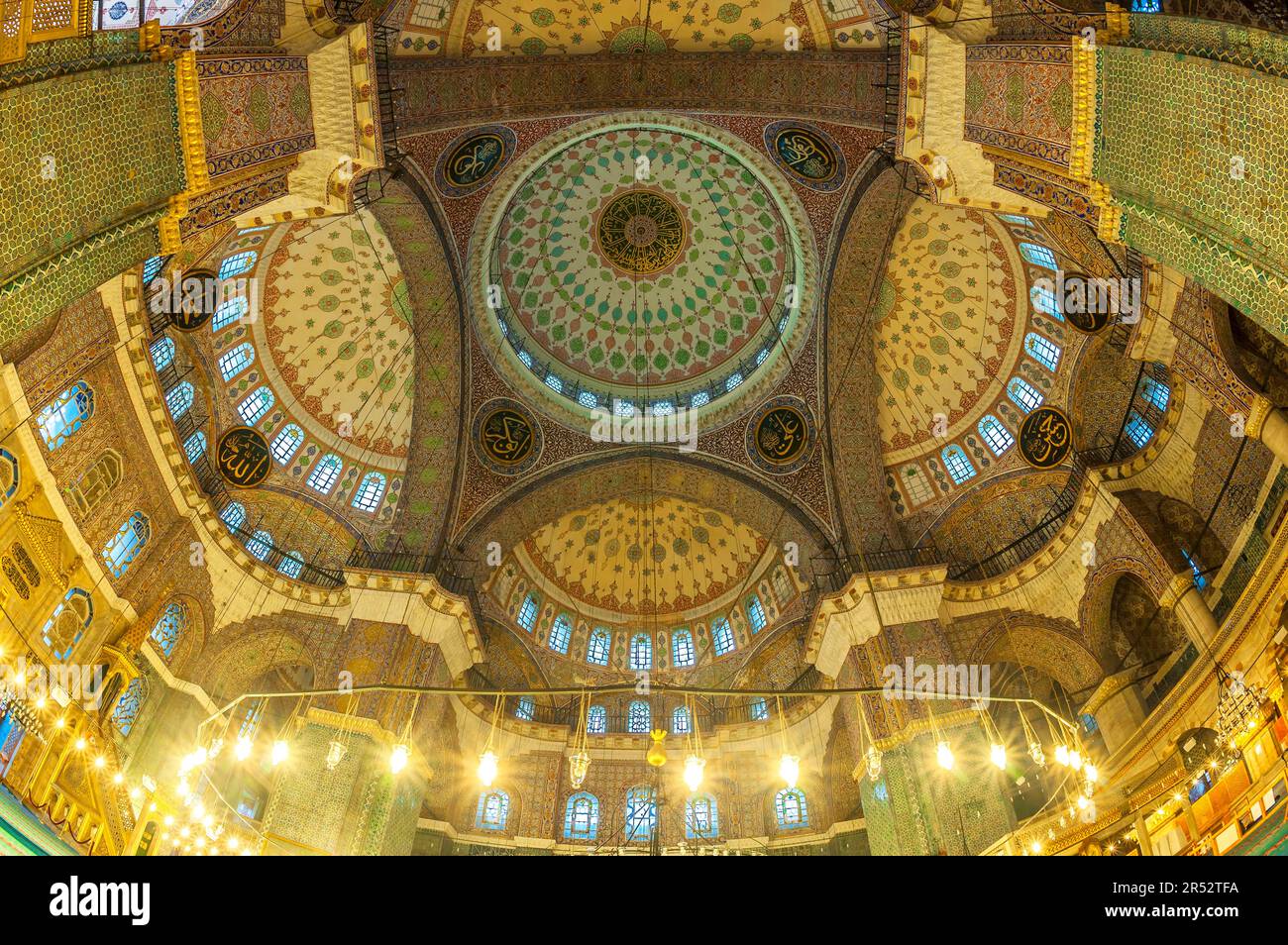 New Mosque, dome, domed roof, Istanbul, Old City, Turkey Stock Photo ...