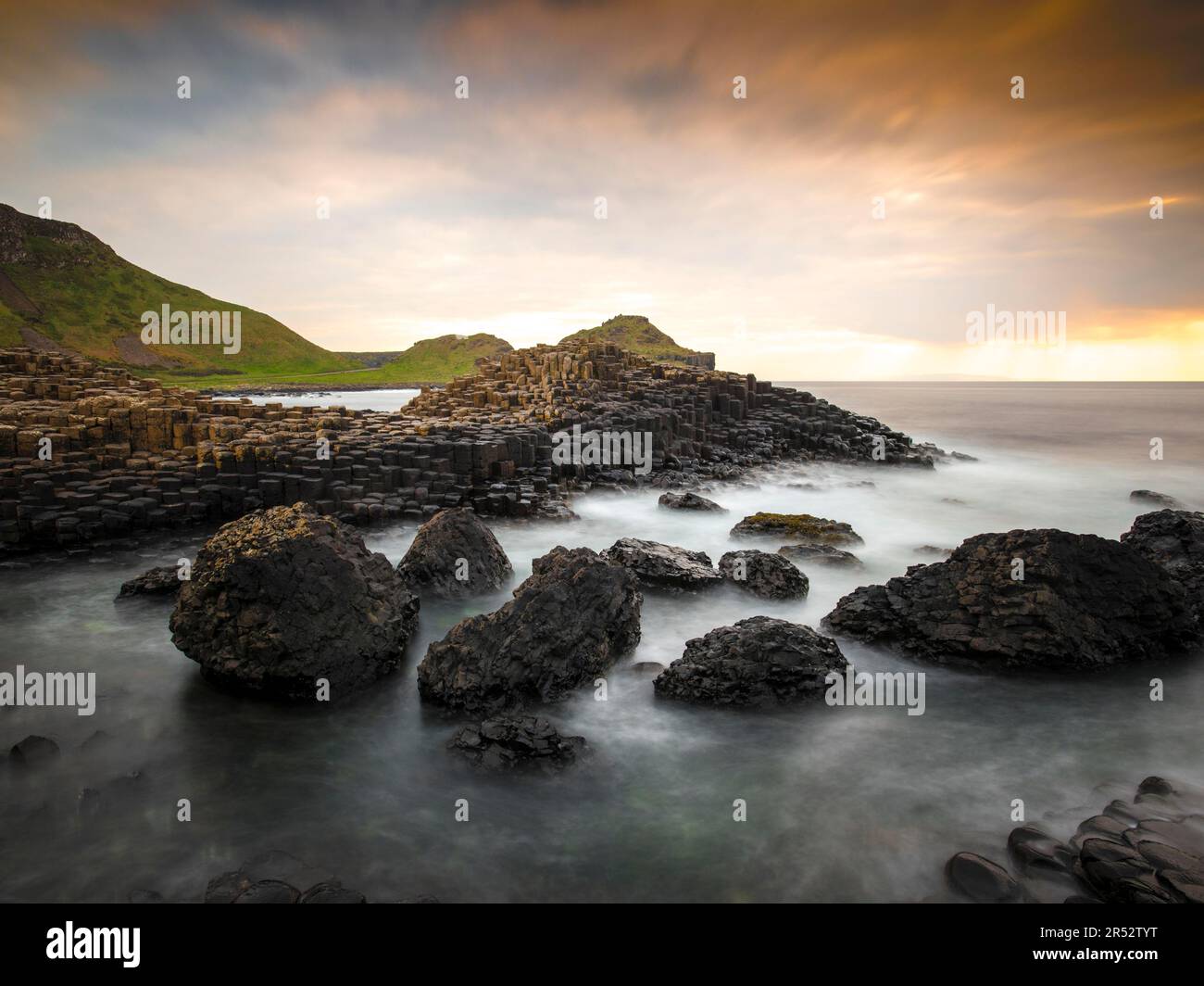 Basalt Rocks, Giant Causeway, Causeway Coast, Antrim, Northern Ireland ...