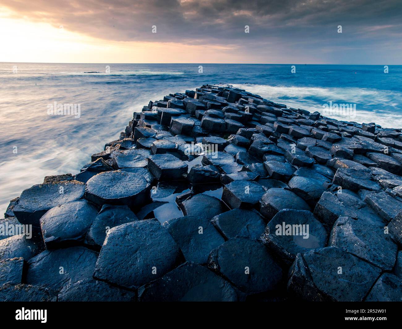 Basalt Rocks, Giant Causeway, Causeway Coast, Antrim, Northern Ireland ...