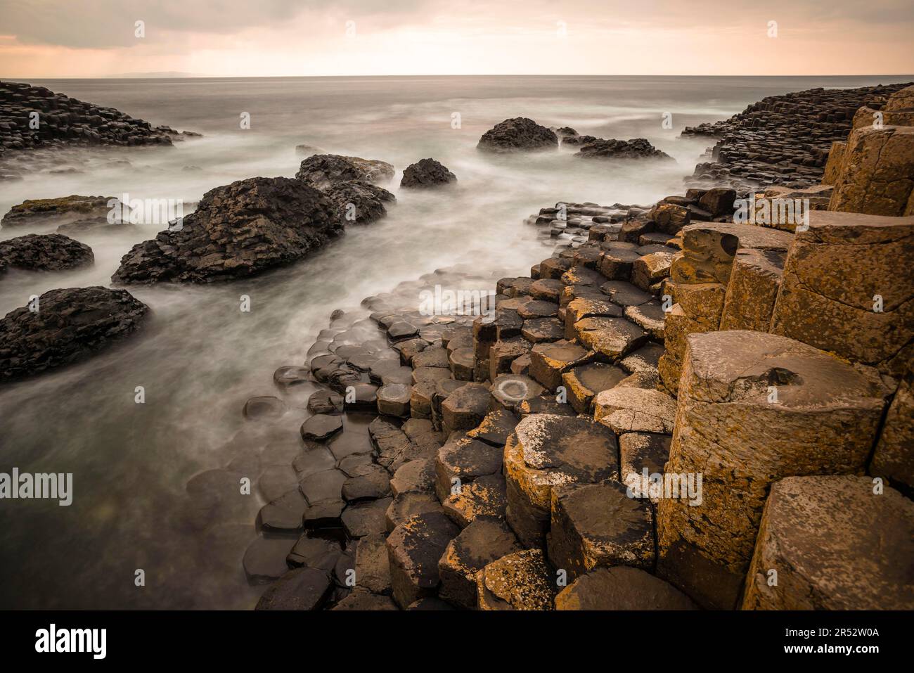 Basalt Rocks, Giant Causeway, Causeway Coast, Antrim, Northern Ireland ...
