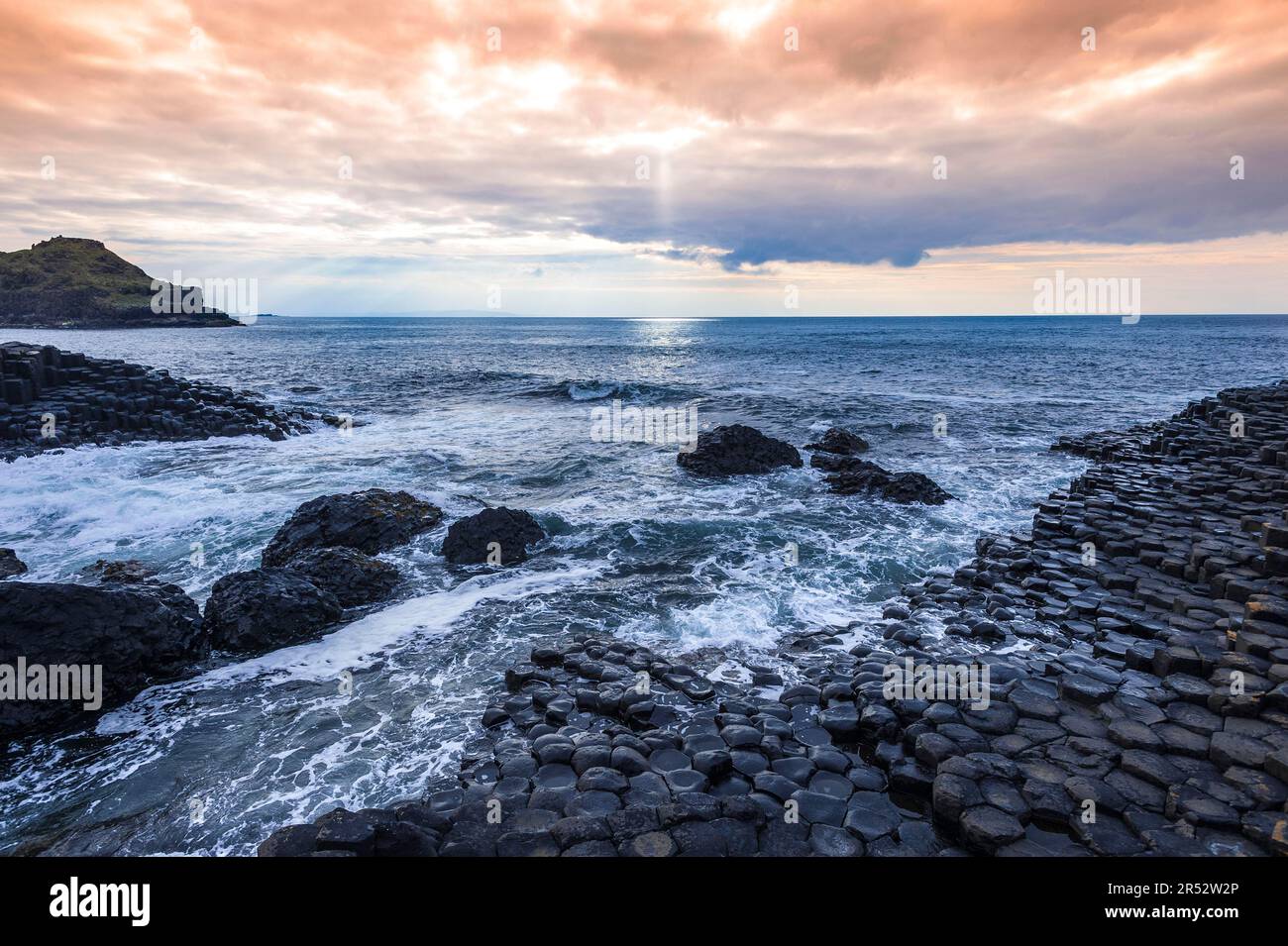 Basalt Rocks, Giant Causeway, Causeway Coast, Antrim, Northern Ireland ...