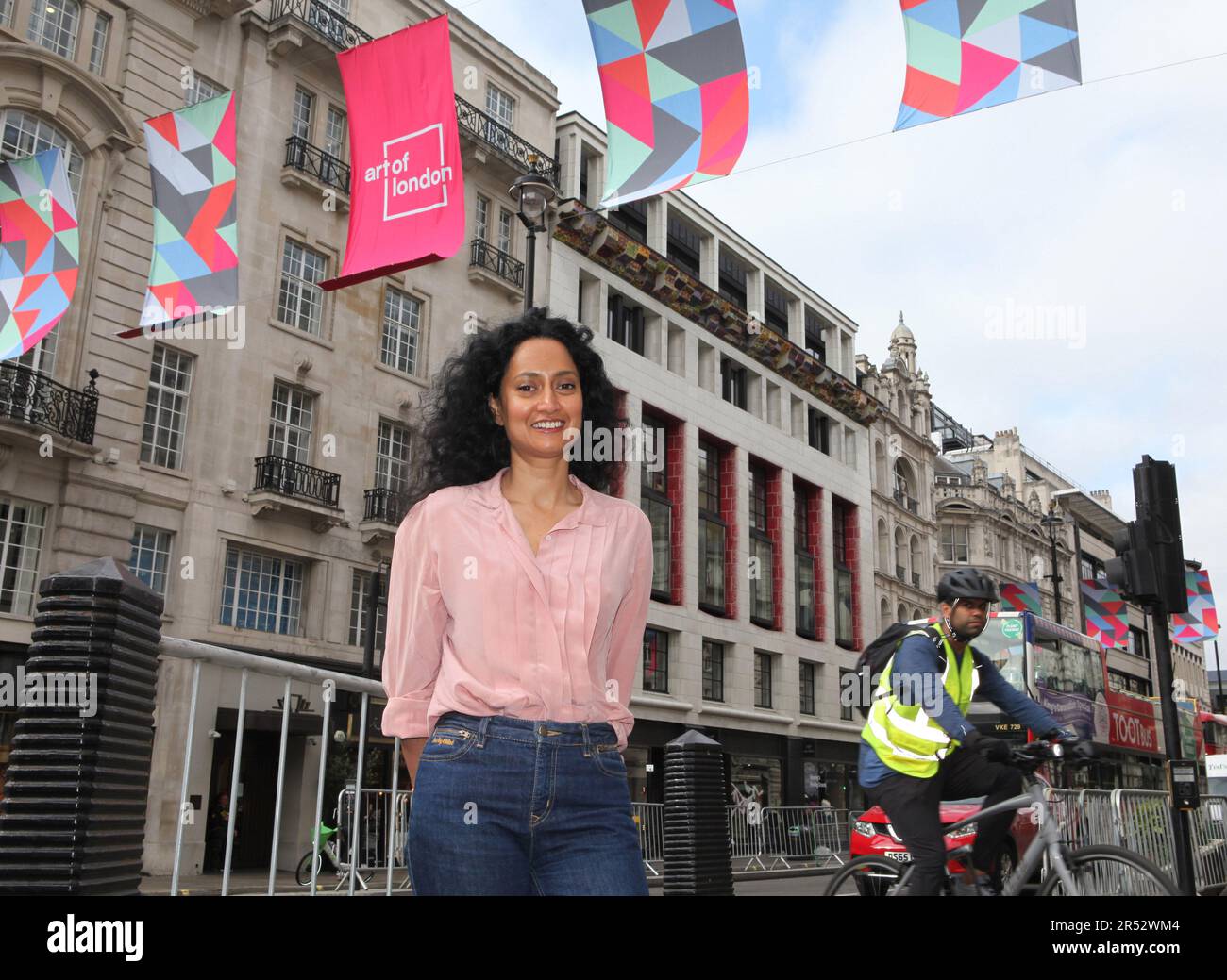 London.UK. Royal Academician Rana Begum marks the launch of Art of ...