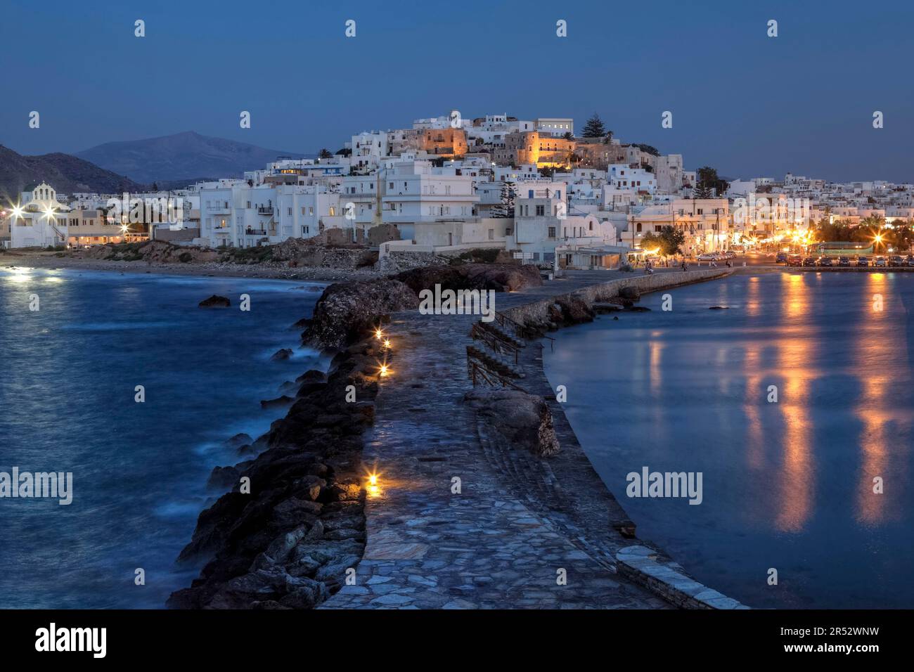 Chora, Main Town, Naxos, Cyclades, Greece Stock Photo - Alamy