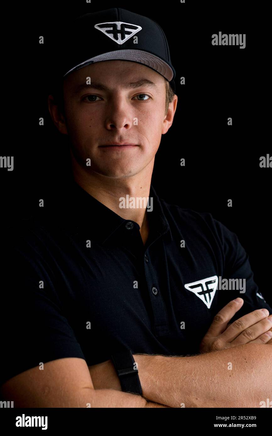 James Piot of HyFlyers GC Poses for his LIV Golf headshots ahead of LIV ...
