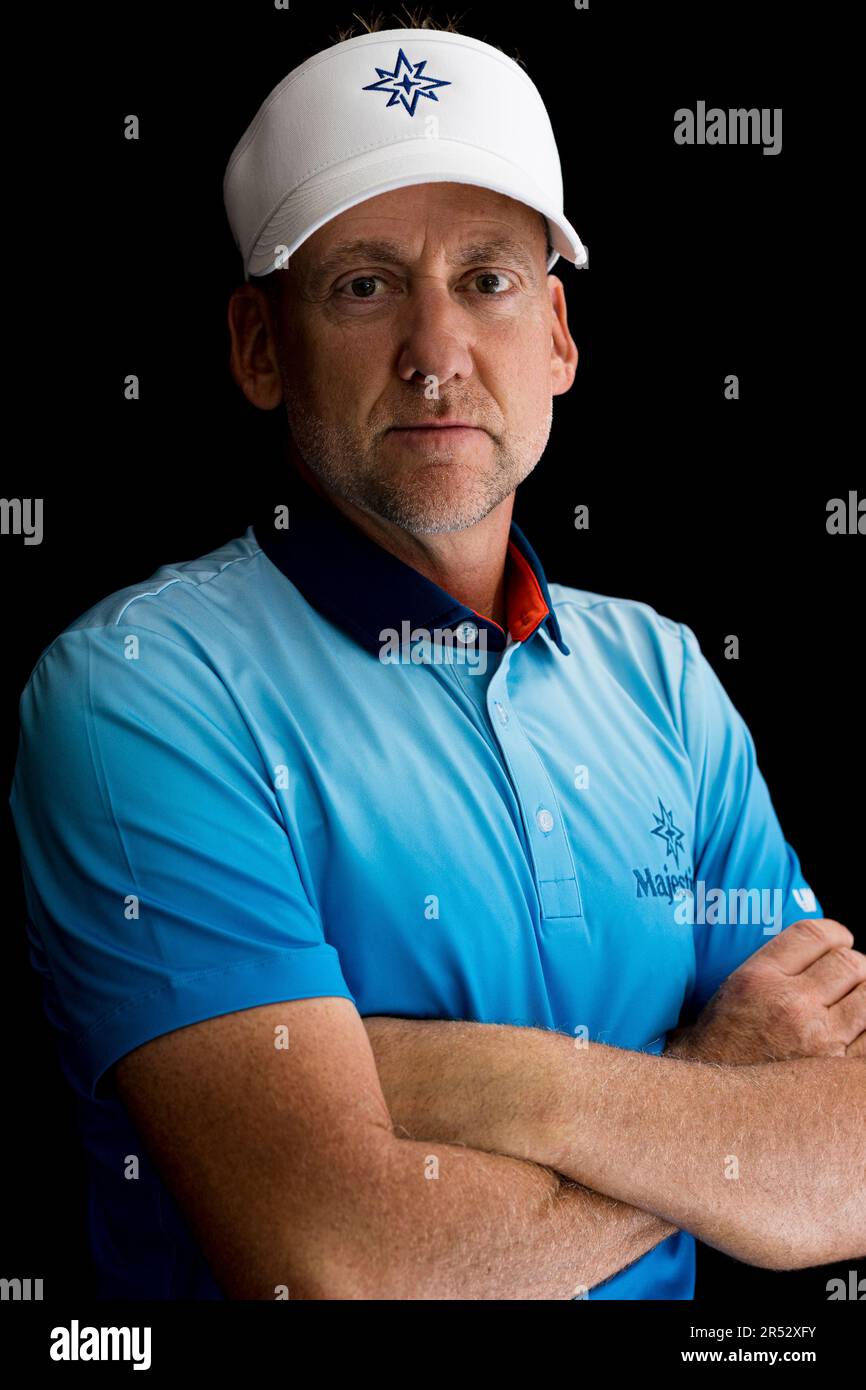 Co-Captain Ian Poulter of Majesticks GC Poses for his LIV Golf ...