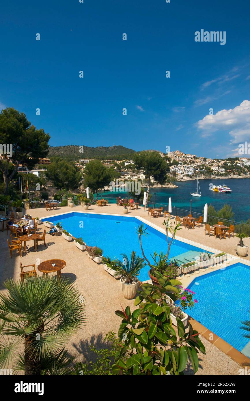 View of cala fornells hotel hi-res stock photography and images - Alamy