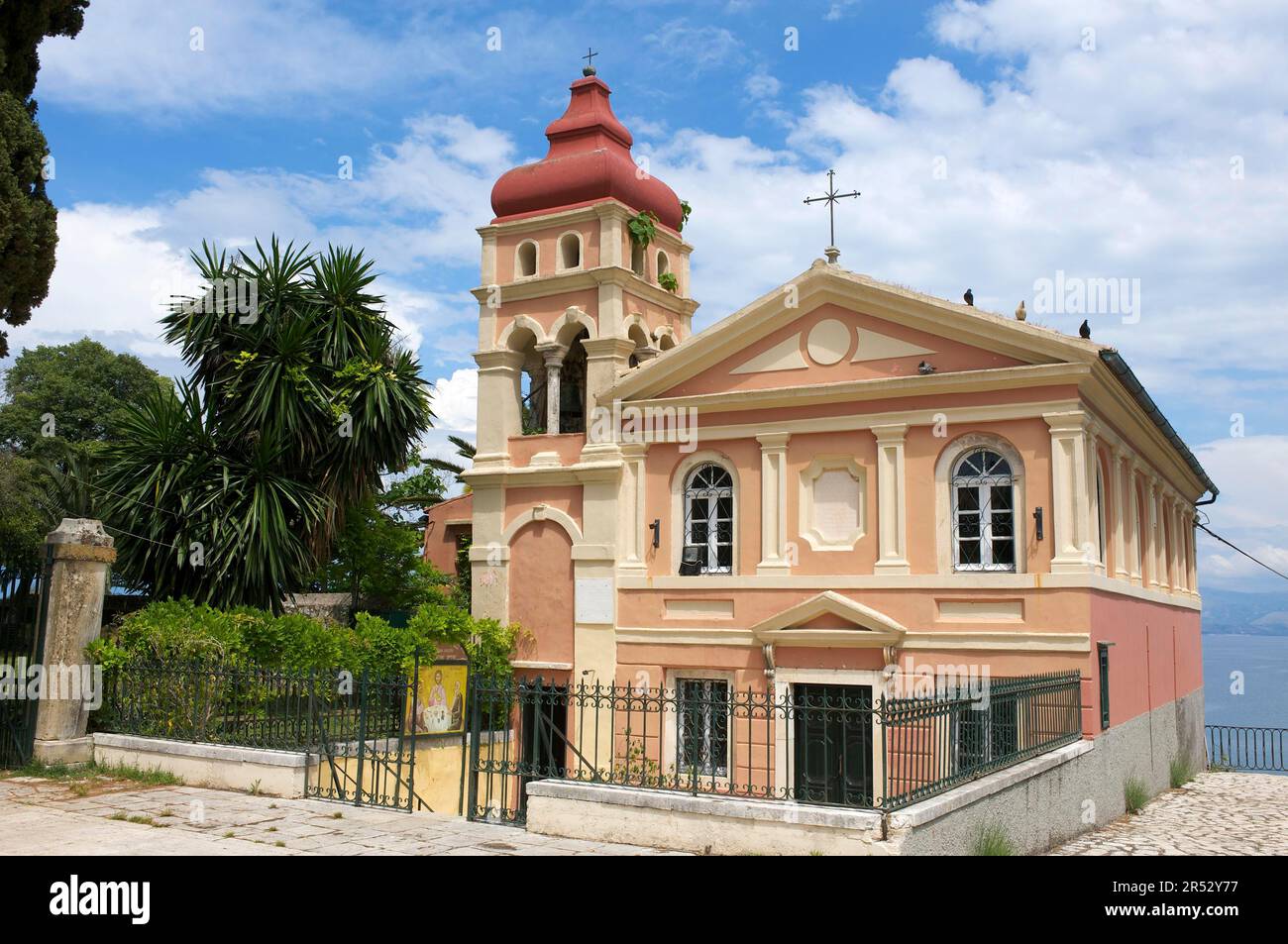Church, Corfu Town, Kerkira, Corfu, Ionian Islands, Greece Stock Photo ...