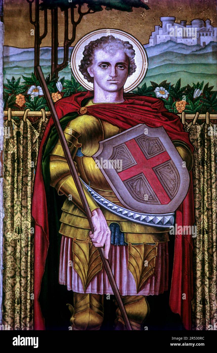 Painting in All Saints Church established in 1854 in Coonoor, Nilgiris ...