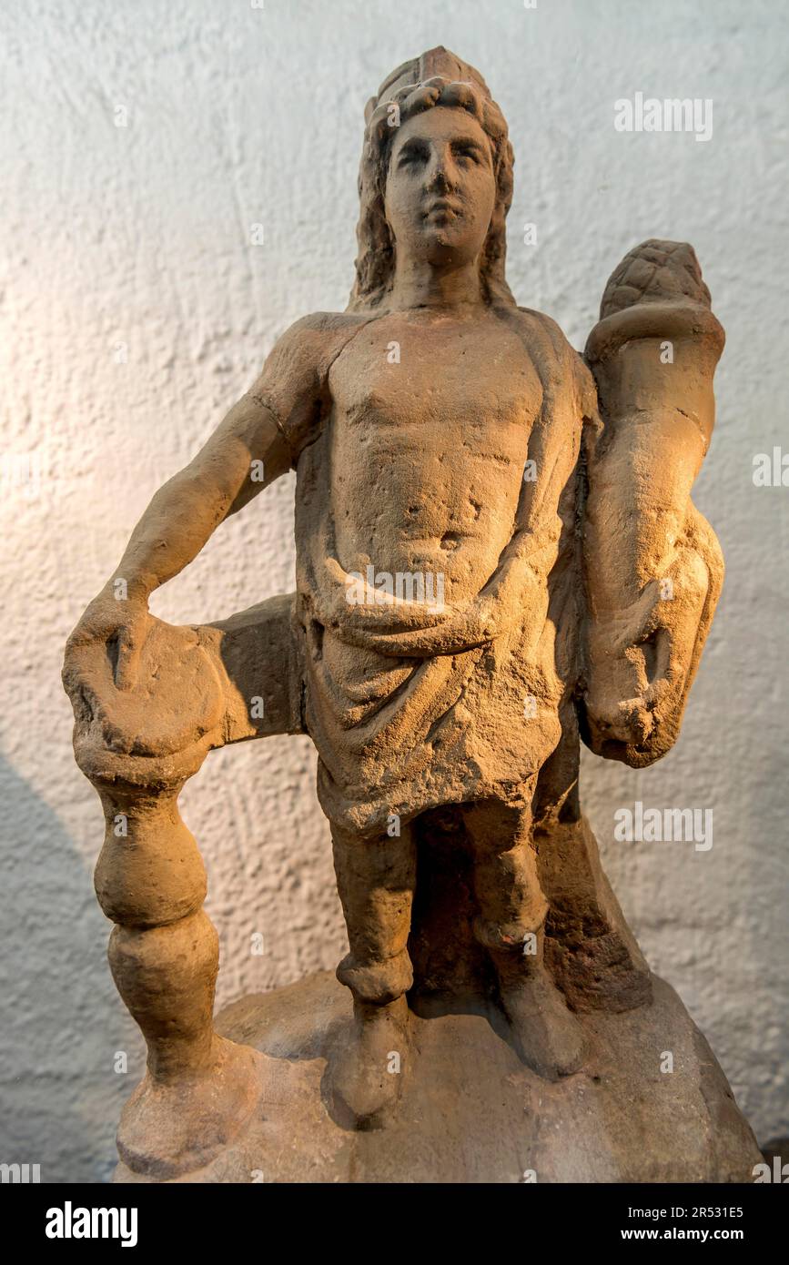 Clay figure, gift, dedication to gods, clay figure, Roman fort Saalburg ...