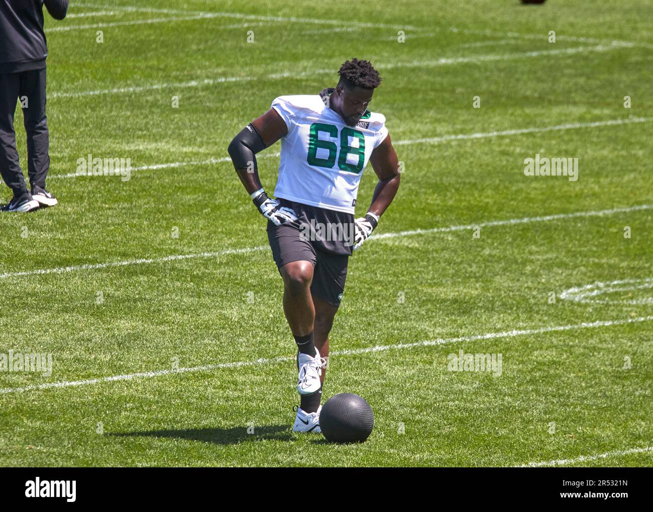 May 31, 2023, Florham Park, New Jersey, USA: Offensive linemen Greg ...