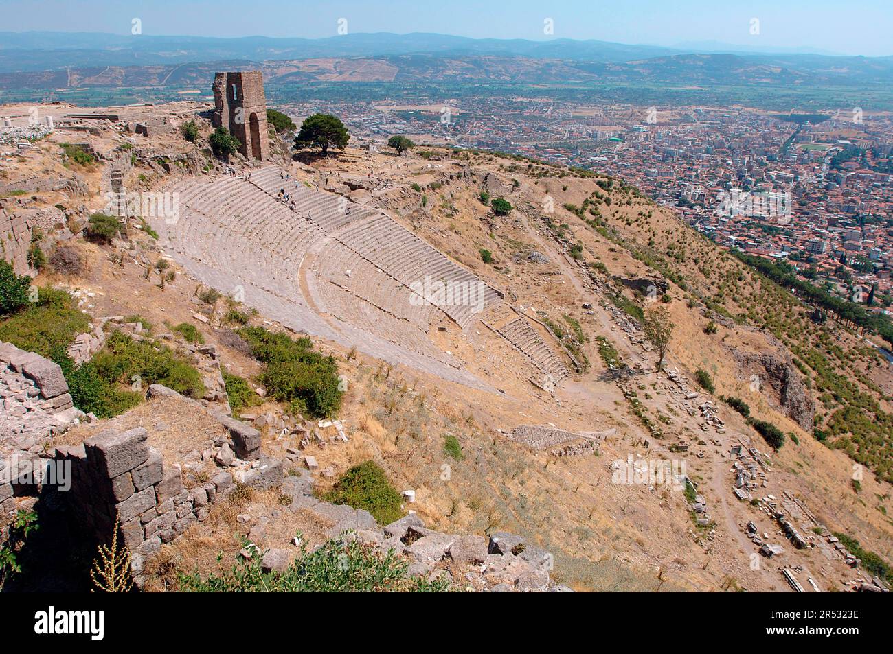 Ancient Greek Amphitheatre, Pergamon, Turkey Stock Photo - Alamy