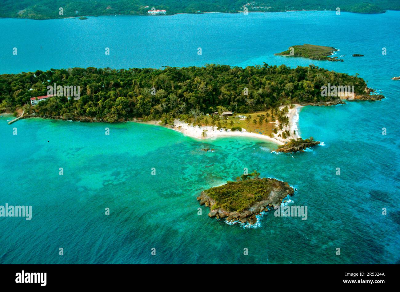 Isla Cayo Levantado, Dominican Republic Stock Photo - Alamy