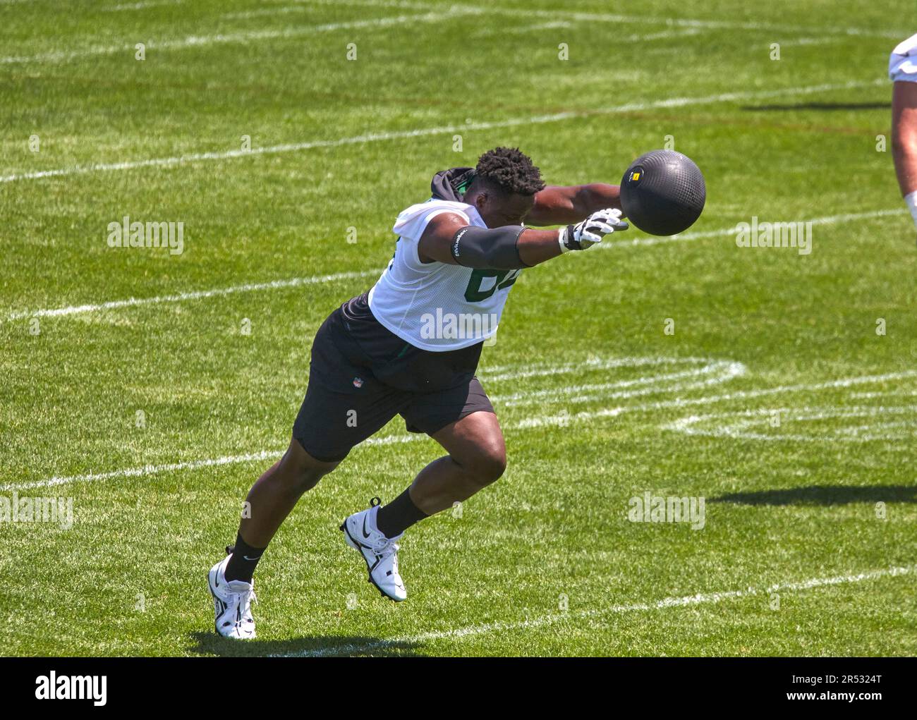 May 31, 2023, Florham Park, New Jersey, USA: Offensive linemen Greg ...