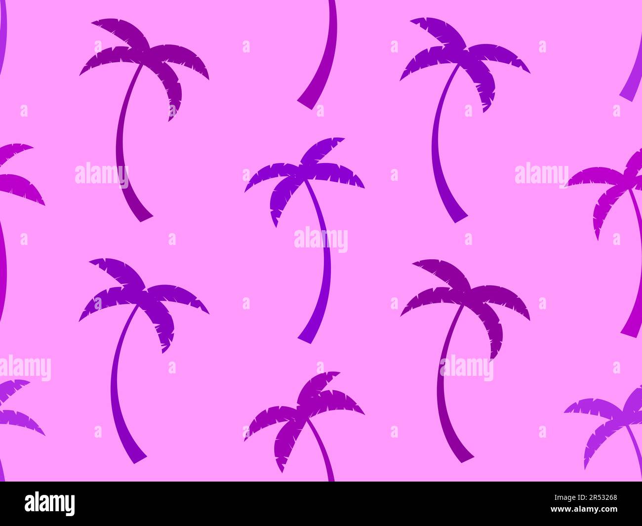 Palm trees on a pink background seamless pattern. Summer background ...