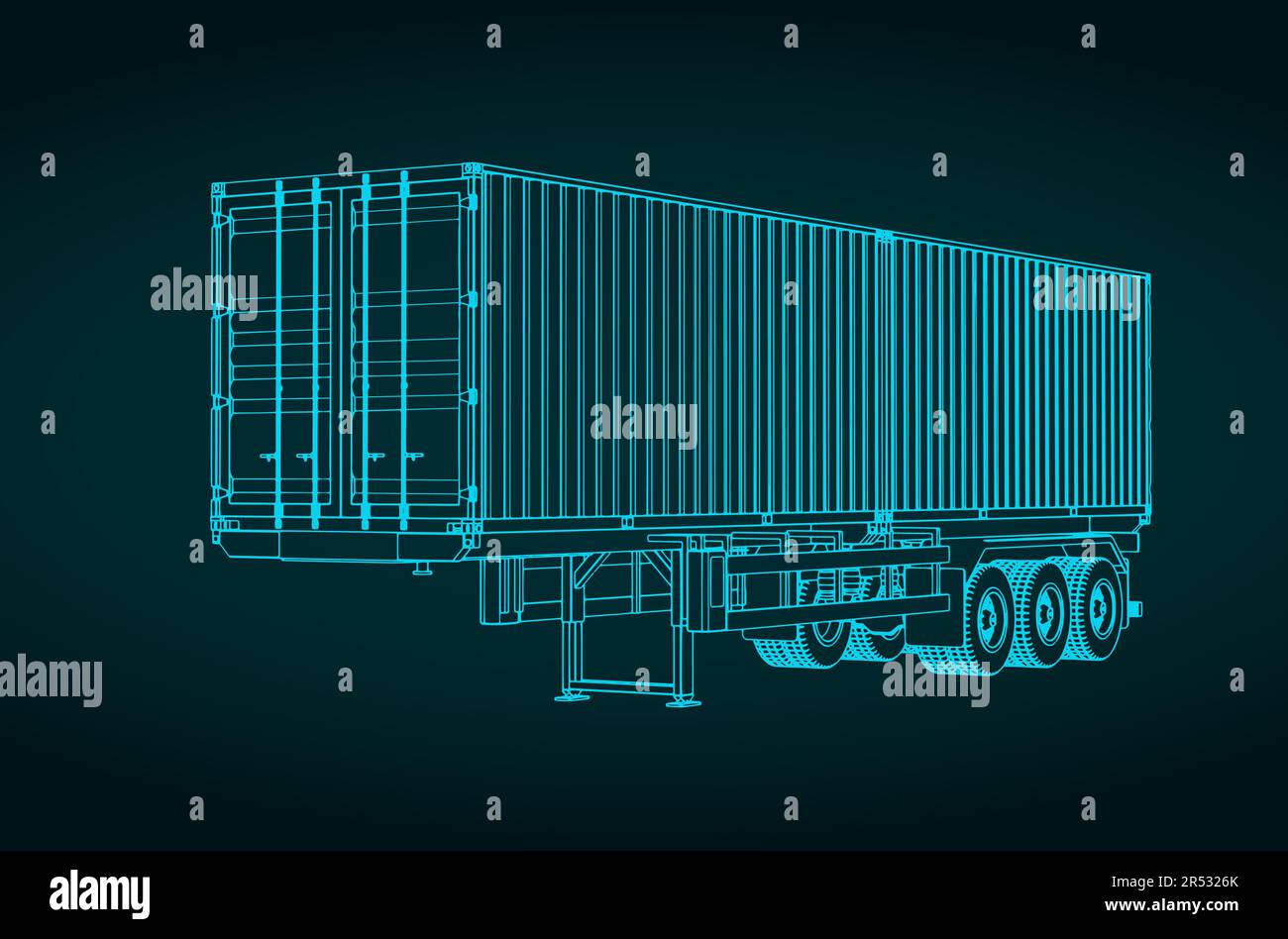 Tri axle Stock Vector Images - Alamy