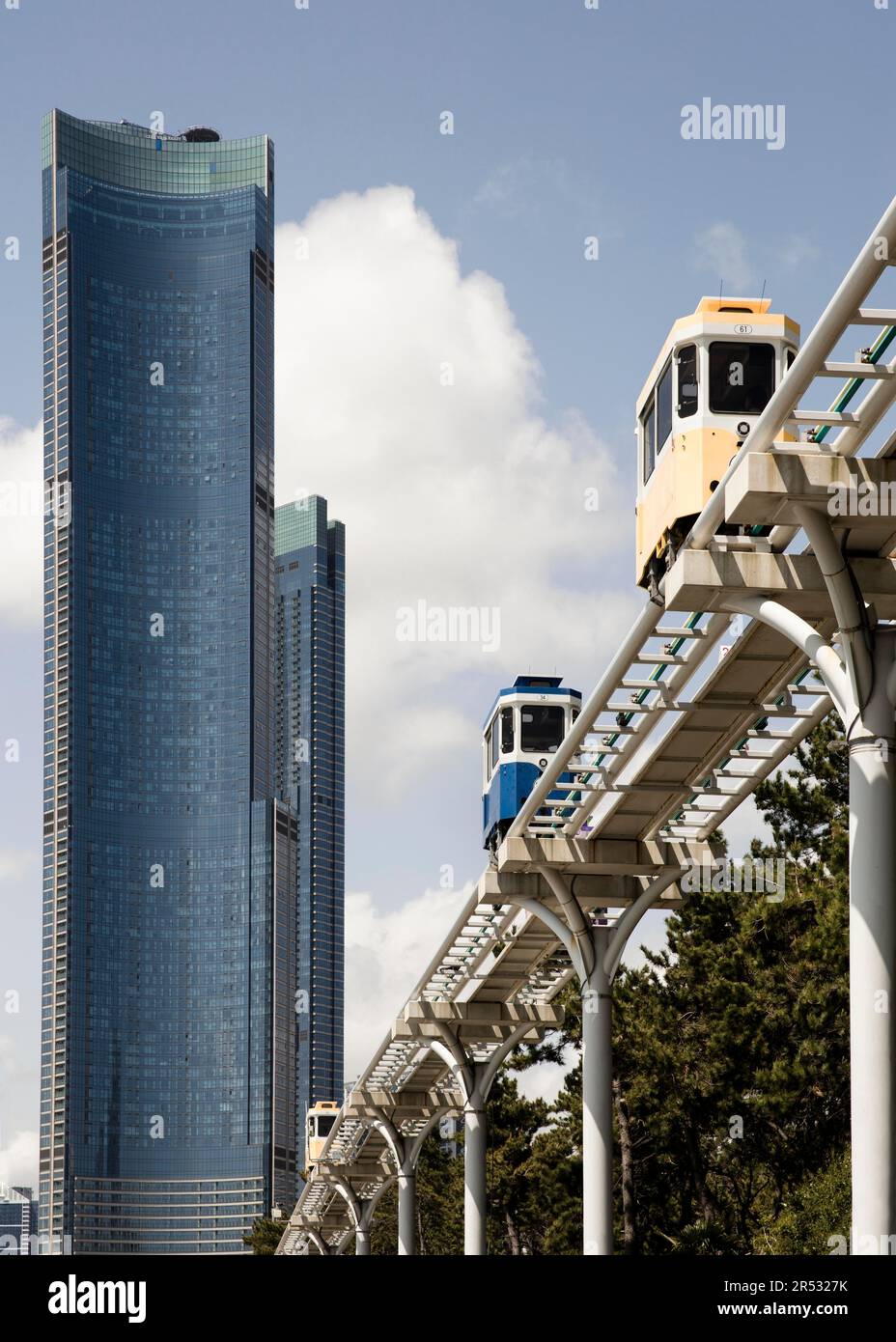 Haeunde Blueline Park, Mipo Station, Beach Train, Haeundae Beach, Busan ...