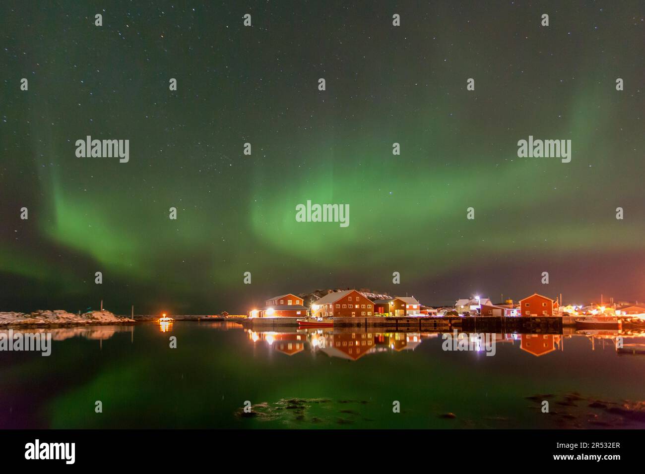 Northern Lights, Northern Lights, Laukvik, Lofoten, Nordland, Aurora ...