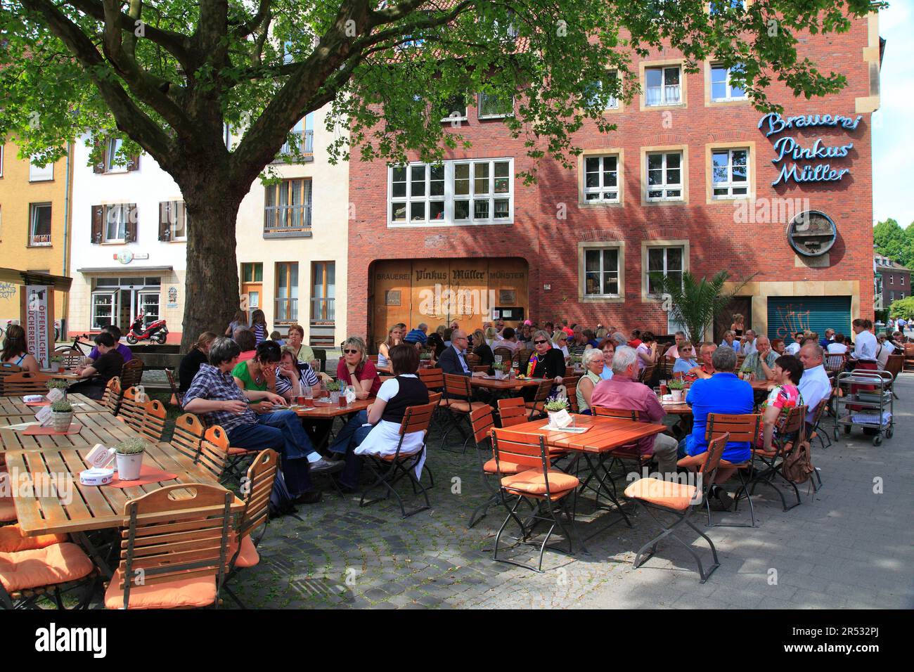 Pinkus Mueller Brewery, Restaurant, Kuhviertel, Muenster, Muensterland ...