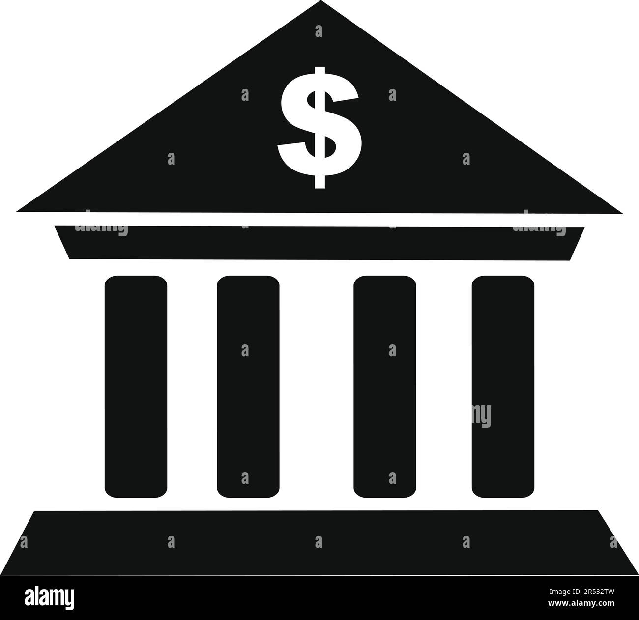 Bank building icon isolated vector illustration Stock Vector Image ... Bank building icon isolated vector illustration Stock Vector Image ...
