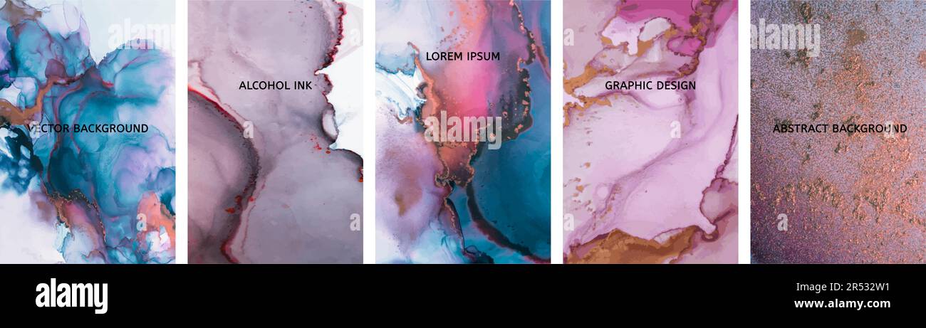 Natural background alcohol ink Stock Vector Images - Alamy