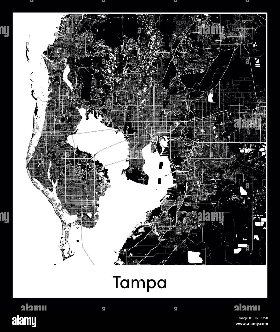 United states tampa city Stock Vector Images - Alamy