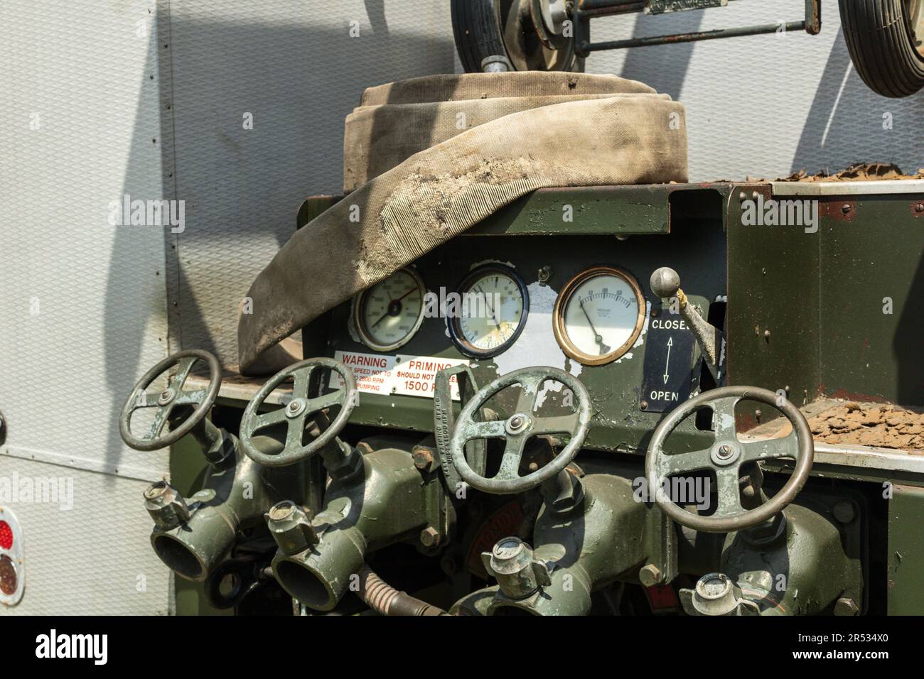 Bedford Green Goddess. Chipping Steam Fair 2023 Stock Photo - Alamy