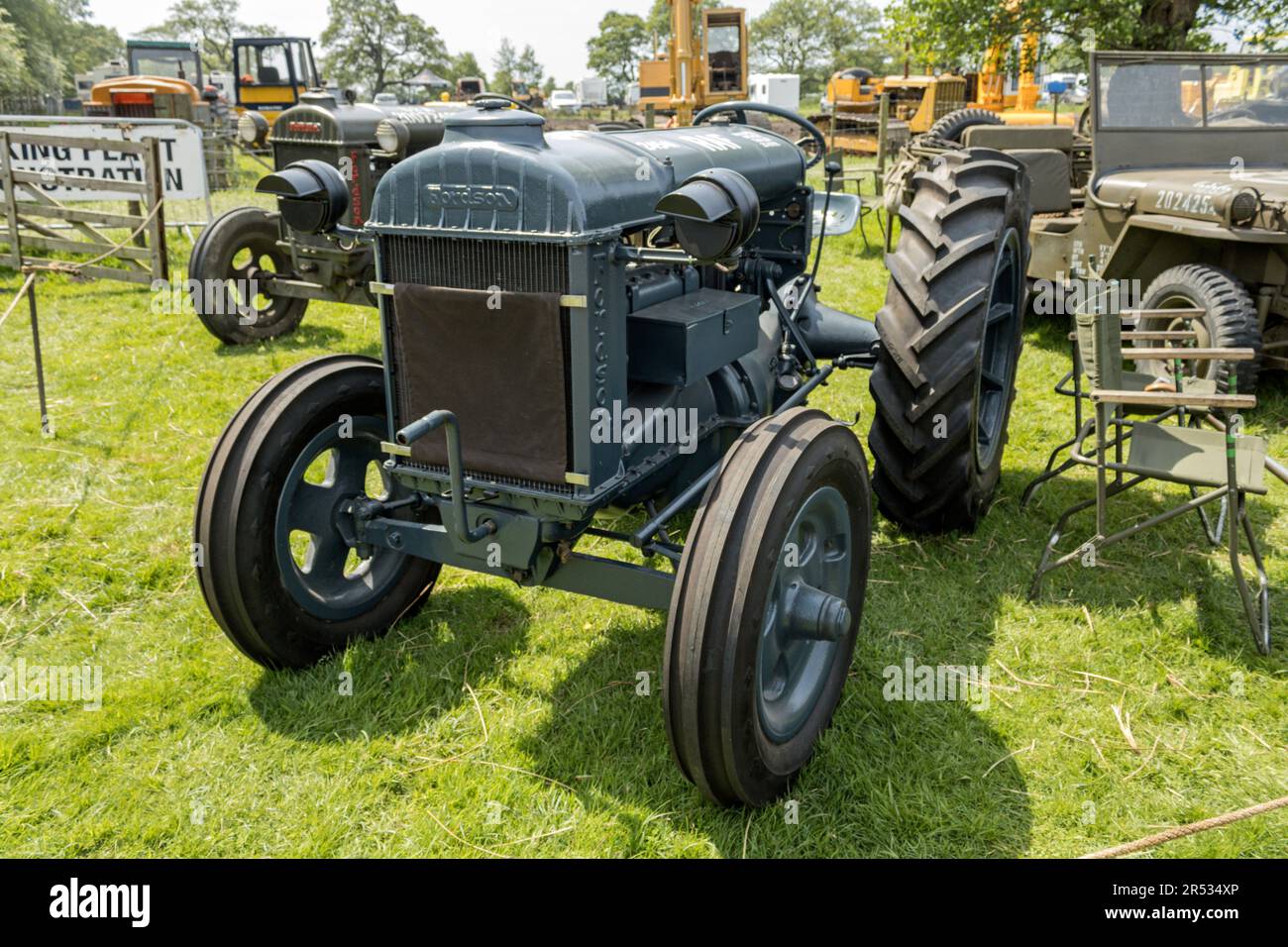 Fordson military tractor. Chipping Steam Fair 2023 Stock Photo - Alamy