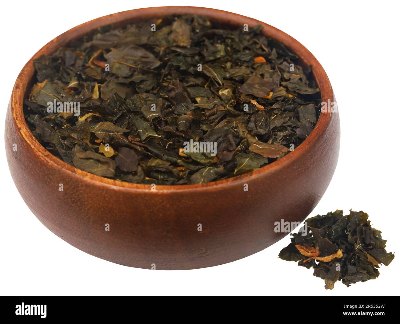 Fried moringa leaves known as a super food in a bowl Stock Photo - Alamy