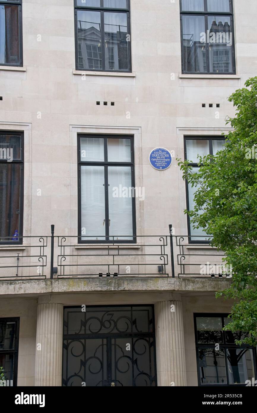 Harley Street London England UK Private medical practice building with ...