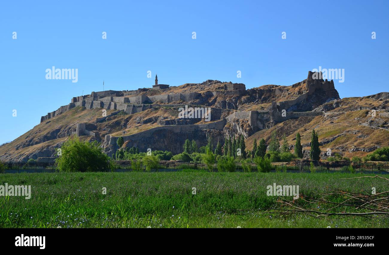 Van Castle, located in the city of Van, Turkey, was built during the ...