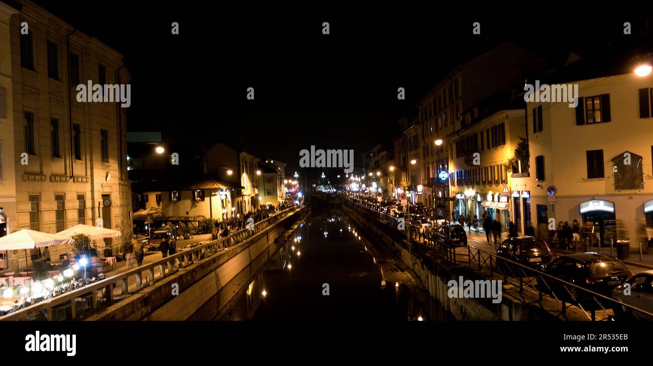 Navigli Quarter, Milan, Italy Stock Photo - Alamy