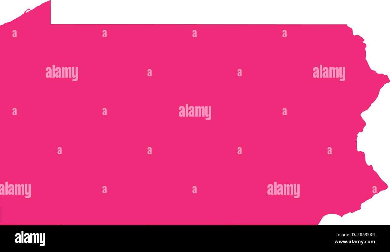 Map of eastern pennsylvania hi-res stock photography and images - Alamy