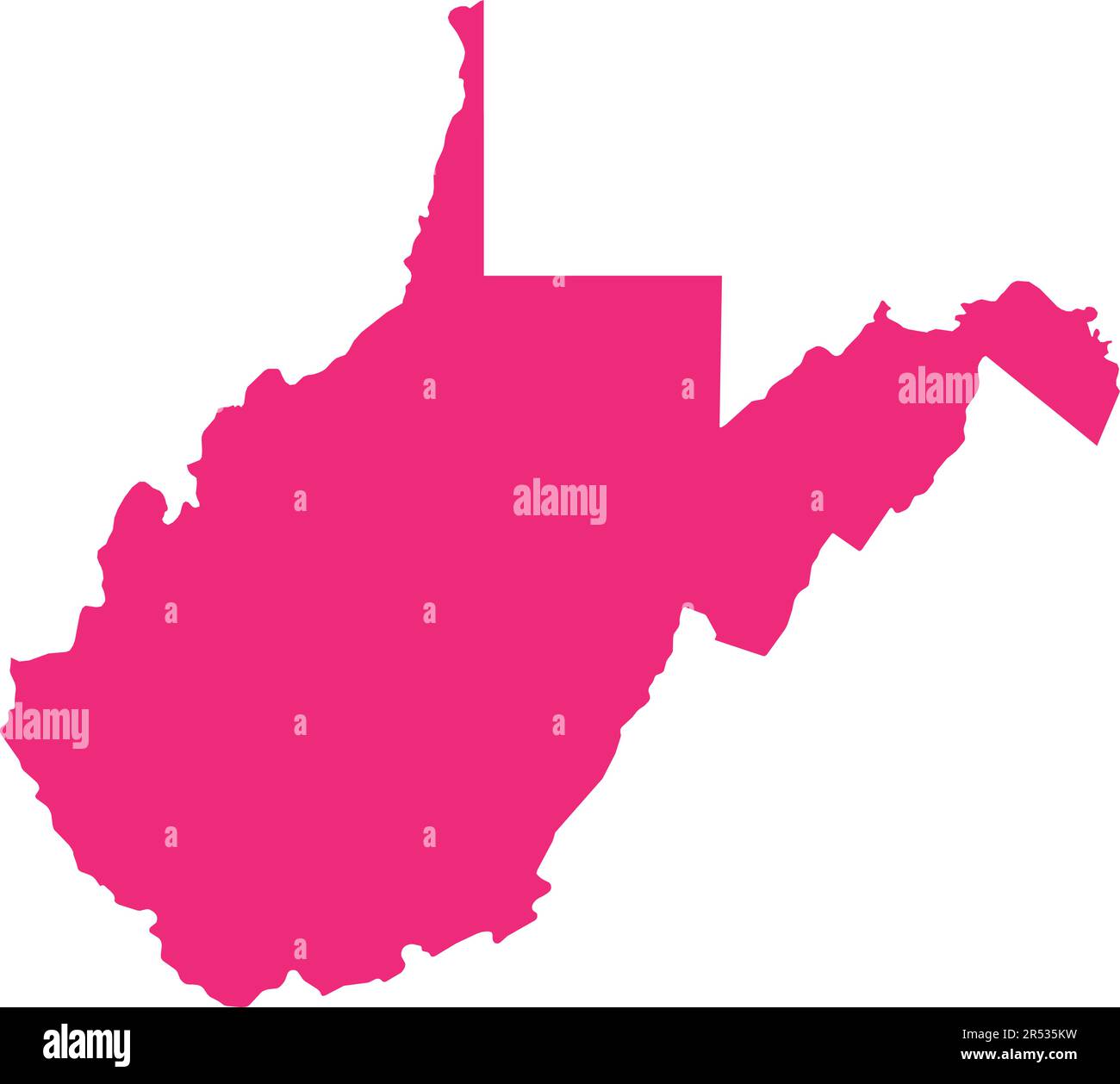 PINK CMYK Color Map Of WEST VIRGINIA USA Stock Vector Image Art Alamy pink-cmyk-color-map-of-west-virginia-usa-stock-vector-image-art-alamy