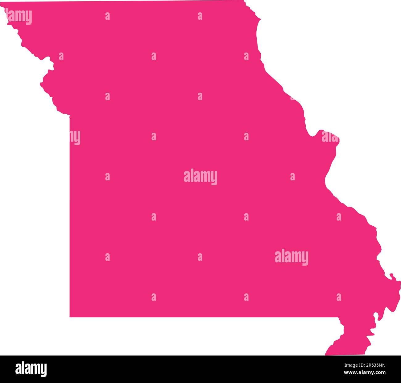 Map of missouri Stock Vector Images - Alamy