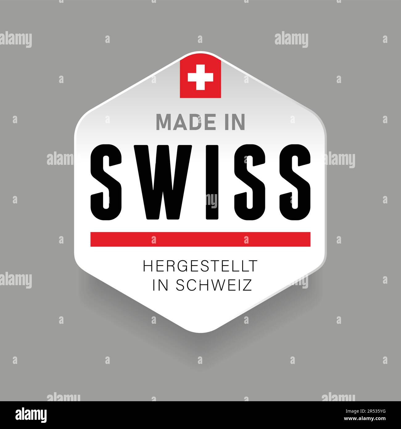 Made in switzerland Stock Vector Images - Alamy