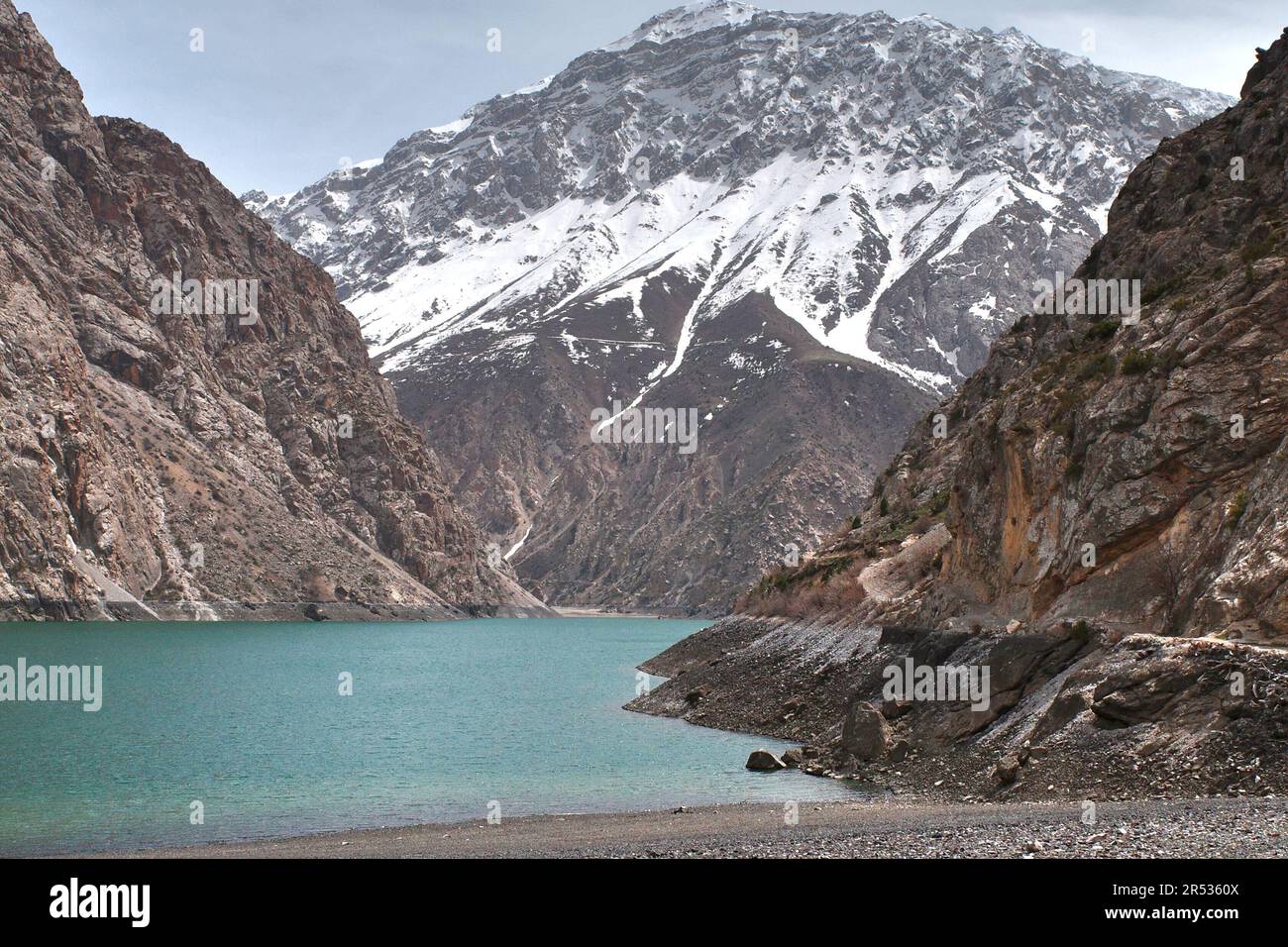 The Seven Lakes near the Uzbek border in Tajikistan Stock Photo - Alamy