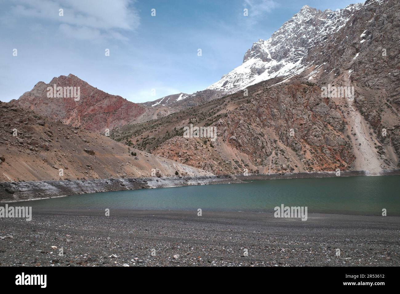 The Seven Lakes near the Uzbek border in Tajikistan Stock Photo - Alamy