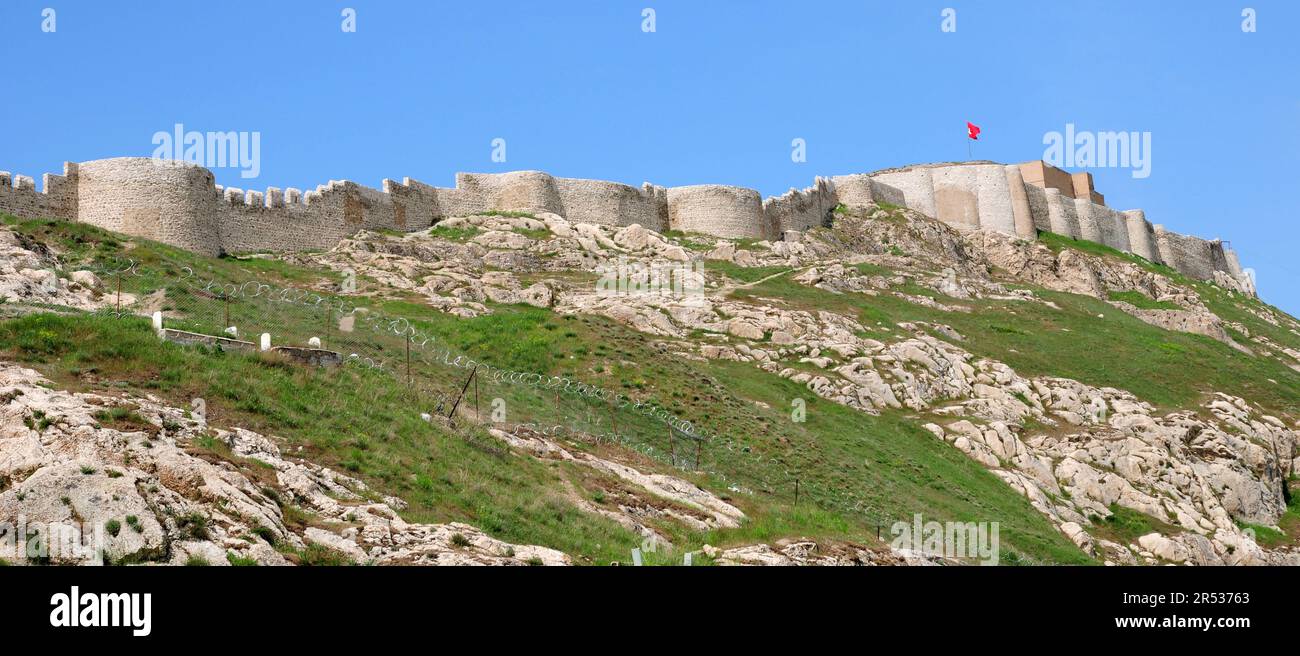 Van Castle, located in the city of Van, Turkey, was built during the ...